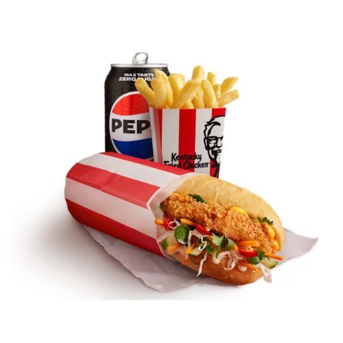 KFC Zinger® Bánh Mì Combo Price, Nutrition, Allergens