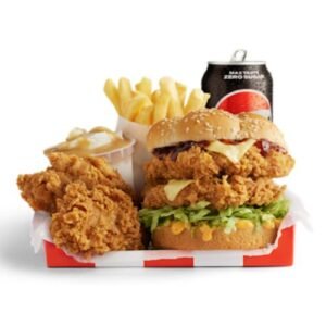 KFC Zinger Stacker® Burger Box Hot & Crispy™ Price, Nutrition, Allergens